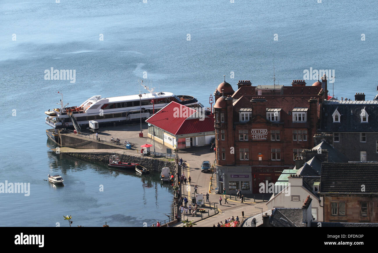 Elevated view oban harbour hi-res stock photography and images - Alamy