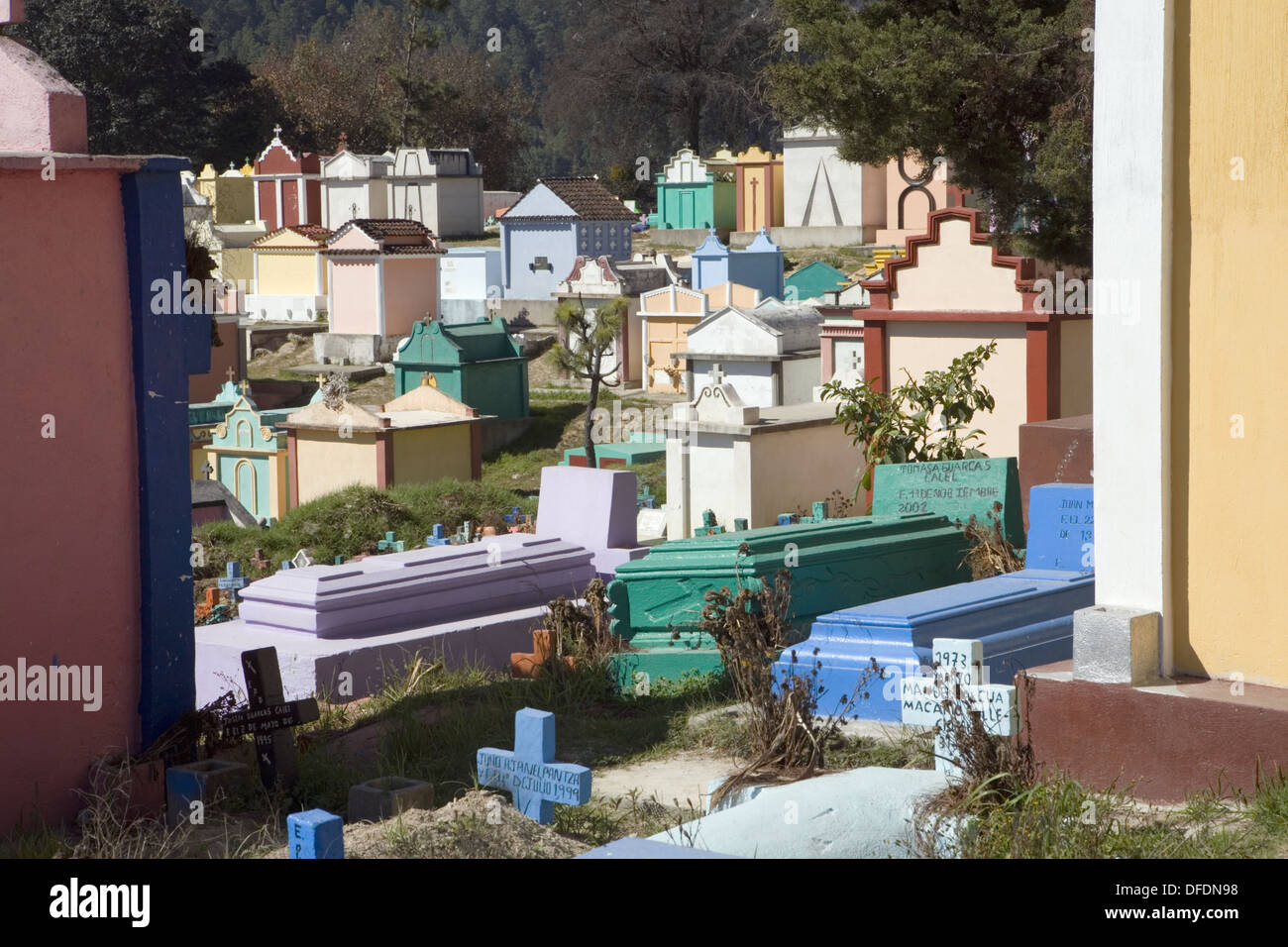 Chichicastenango guatemala colourful cemetery hi-res stock photography ...