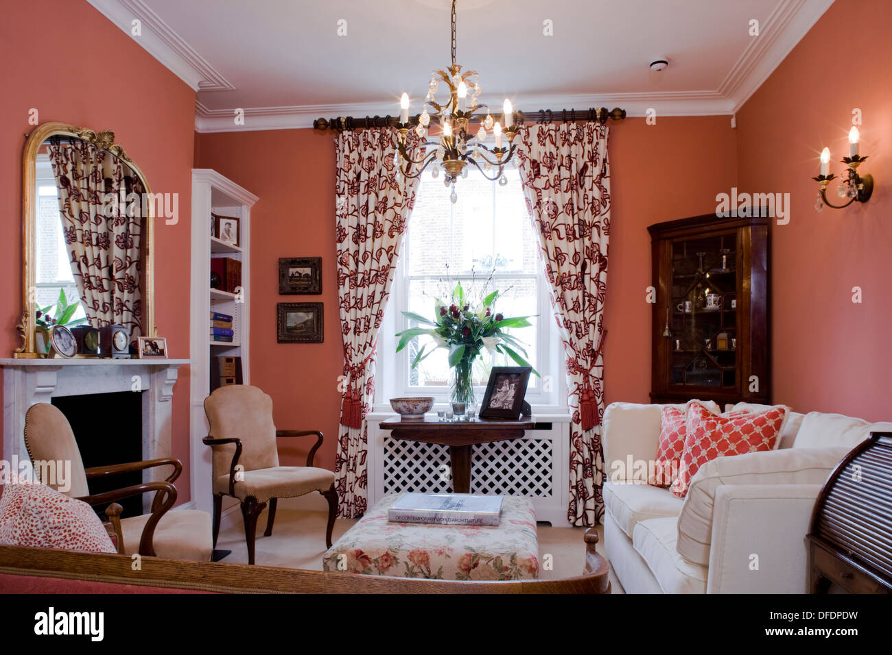 Interior of a central London House Stock Photo - Alamy