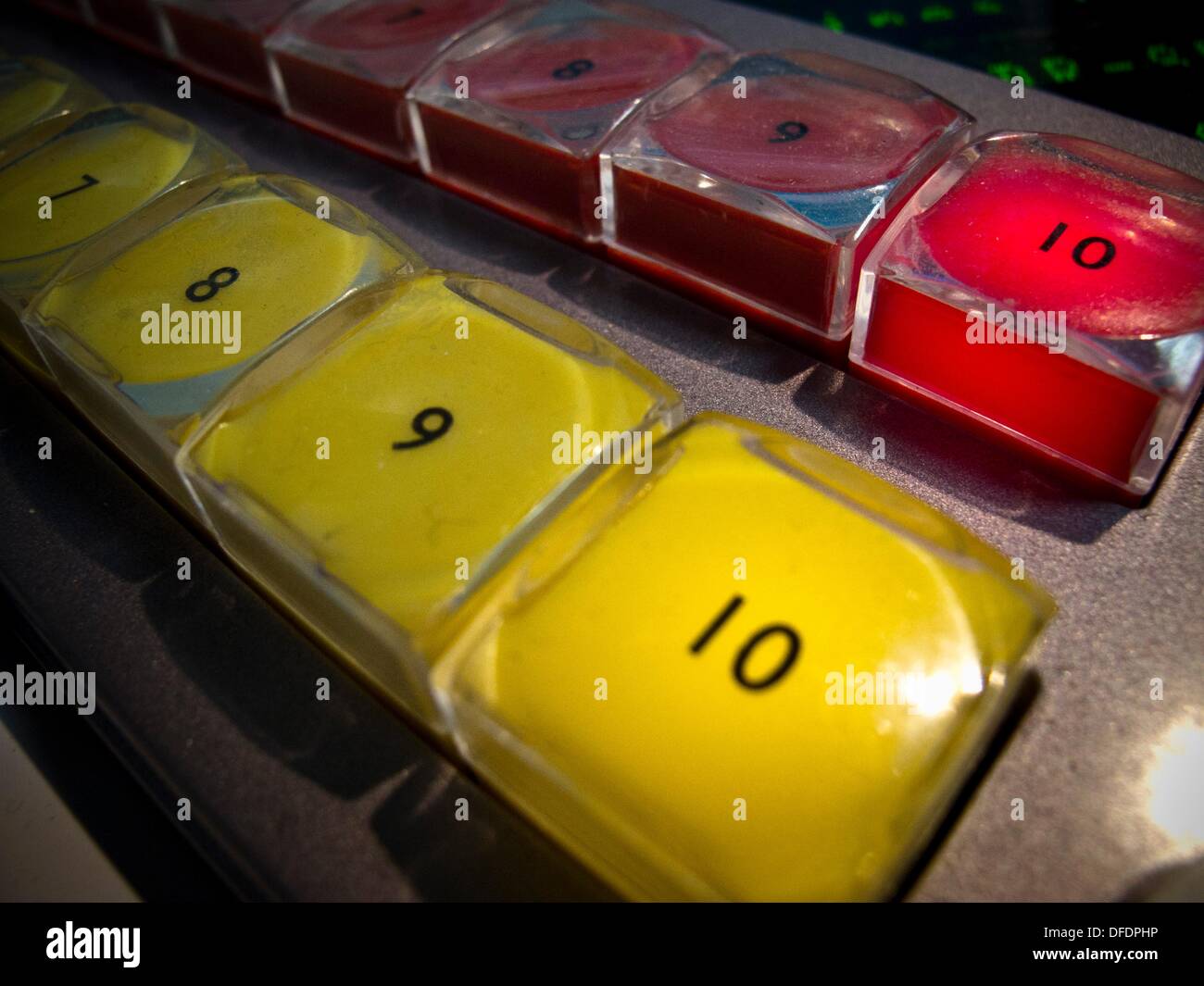 Number 9 buttons hi-res stock photography and images - Alamy