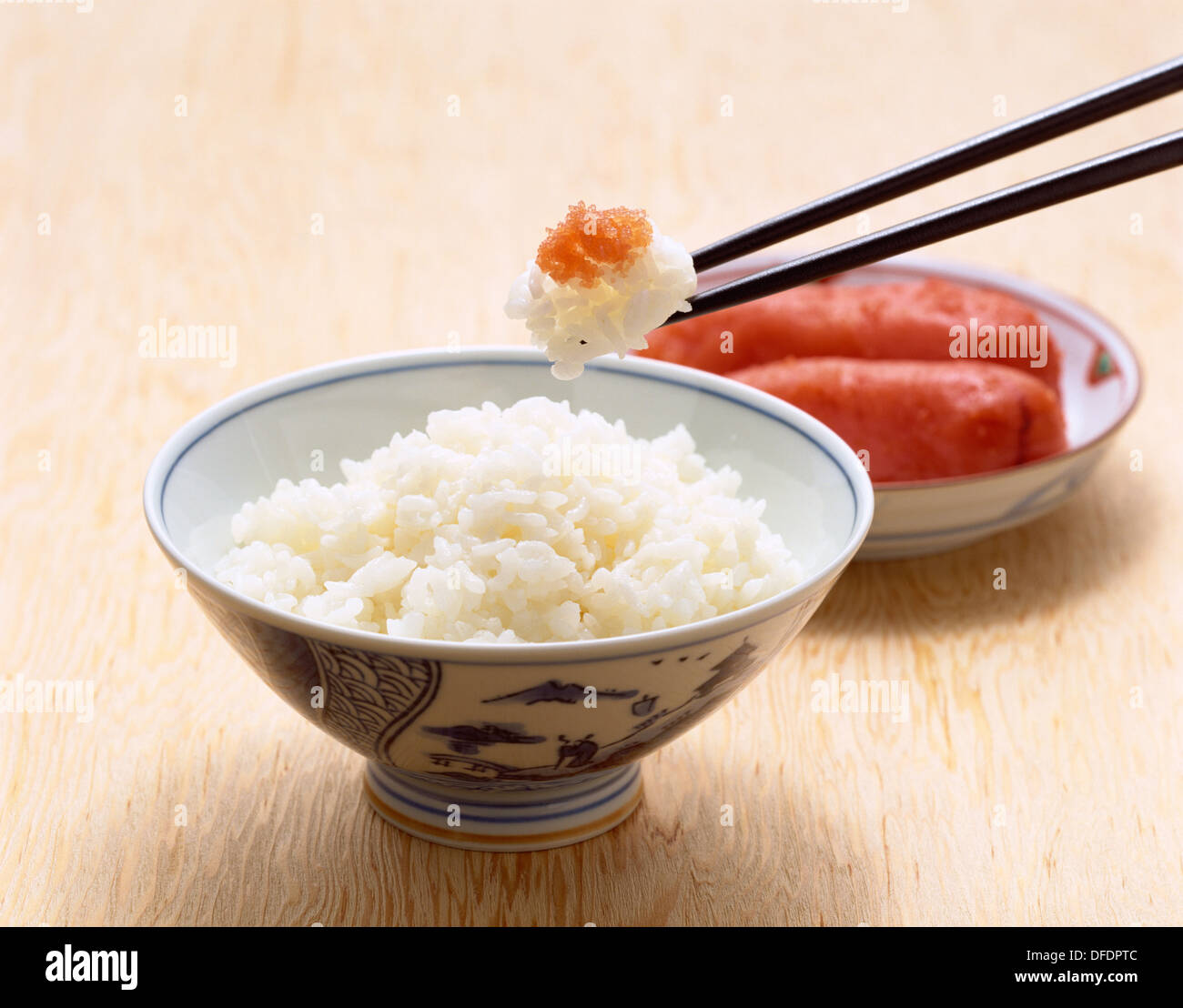 Rice And Mentaiko Stock Photo - Alamy