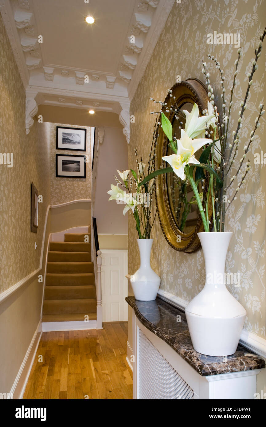 Interior of a central London House Stock Photo - Alamy