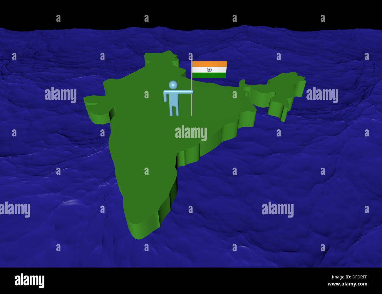 Indian ocean on map hi-res stock photography and images - Alamy