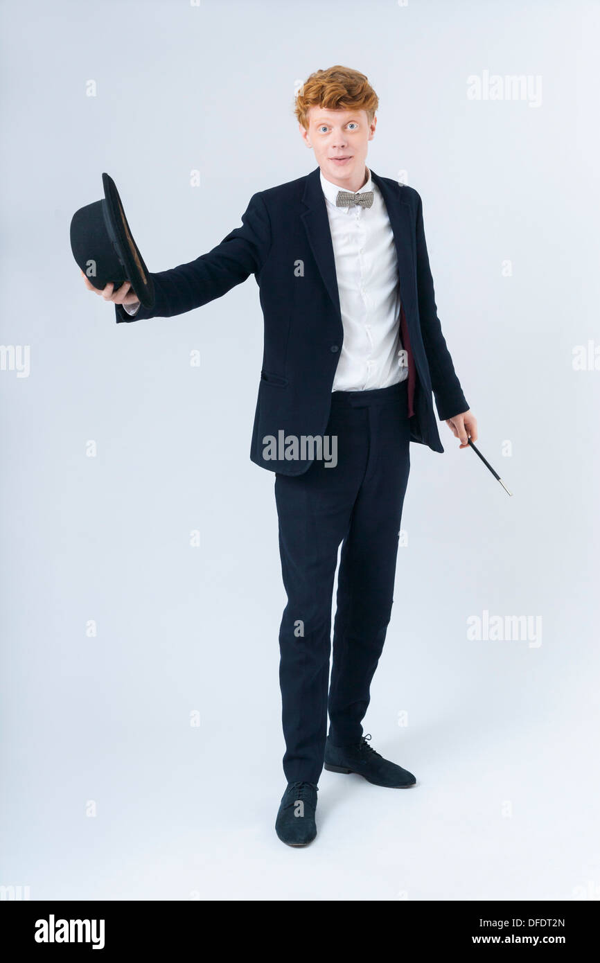 Magician hat wand hi-res stock photography and images - Alamy