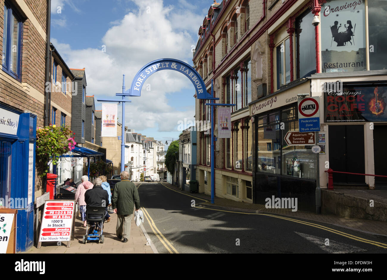 Old fore street hi-res stock photography and images - Alamy