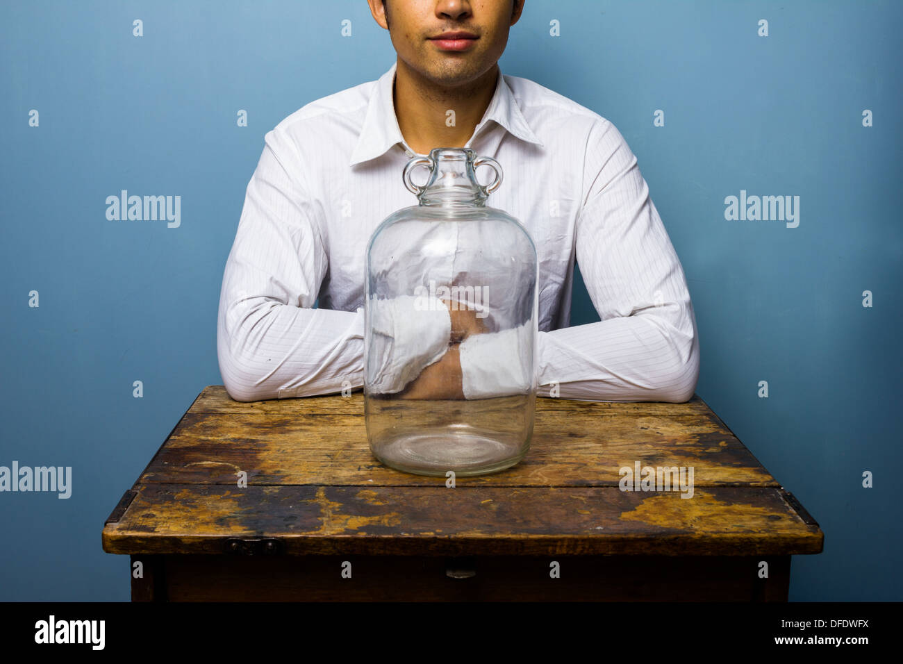 Big glass jug hi-res stock photography and images - Alamy