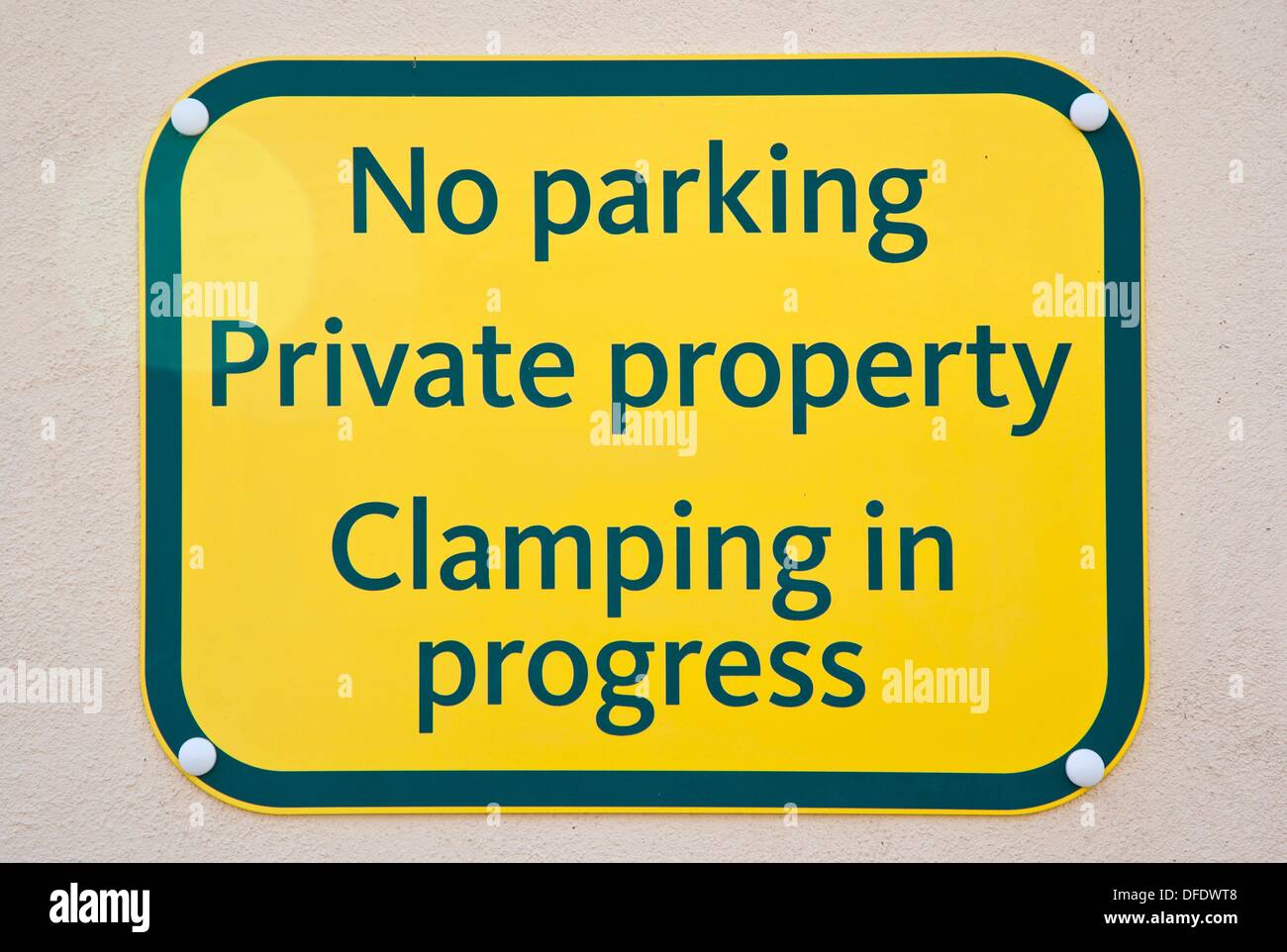 No parking sign clamping in High Resolution Stock Photography and ...