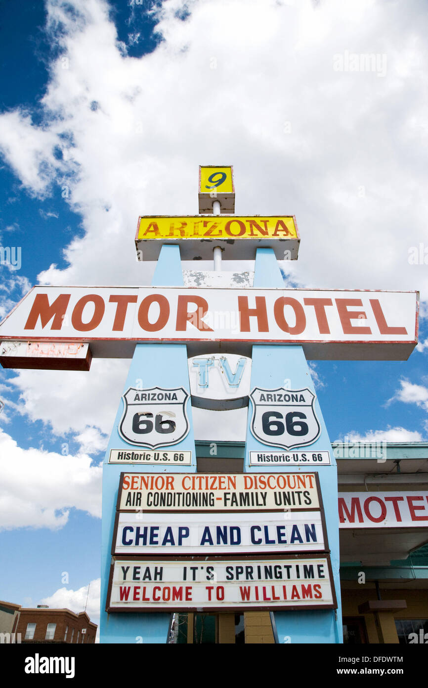 Route 66 Hotel Williams Arizona High Resolution Stock Photography and ...