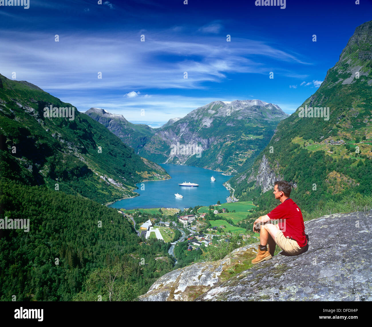 Geirangerfjord, More og Romsdal, Norway Stock Photo - Alamy