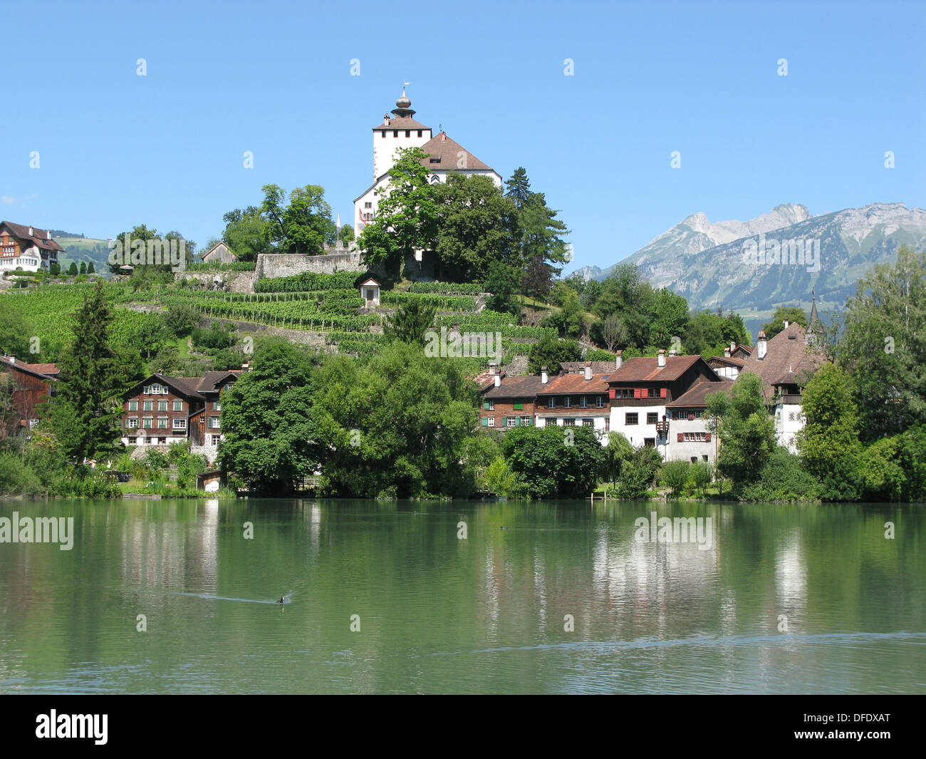 Werdenberg, the oldest timber framed settlement in Switzerland ...