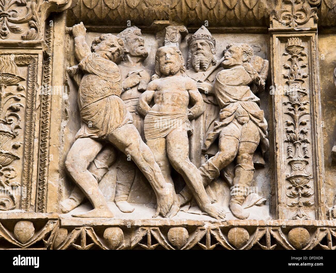 The flagellation of christ iconography hi-res stock photography and ...