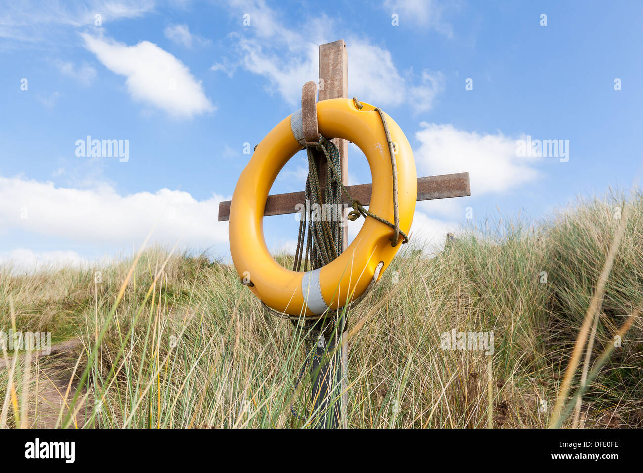 Emergency life buoy stand on hi-res stock photography and images - Alamy