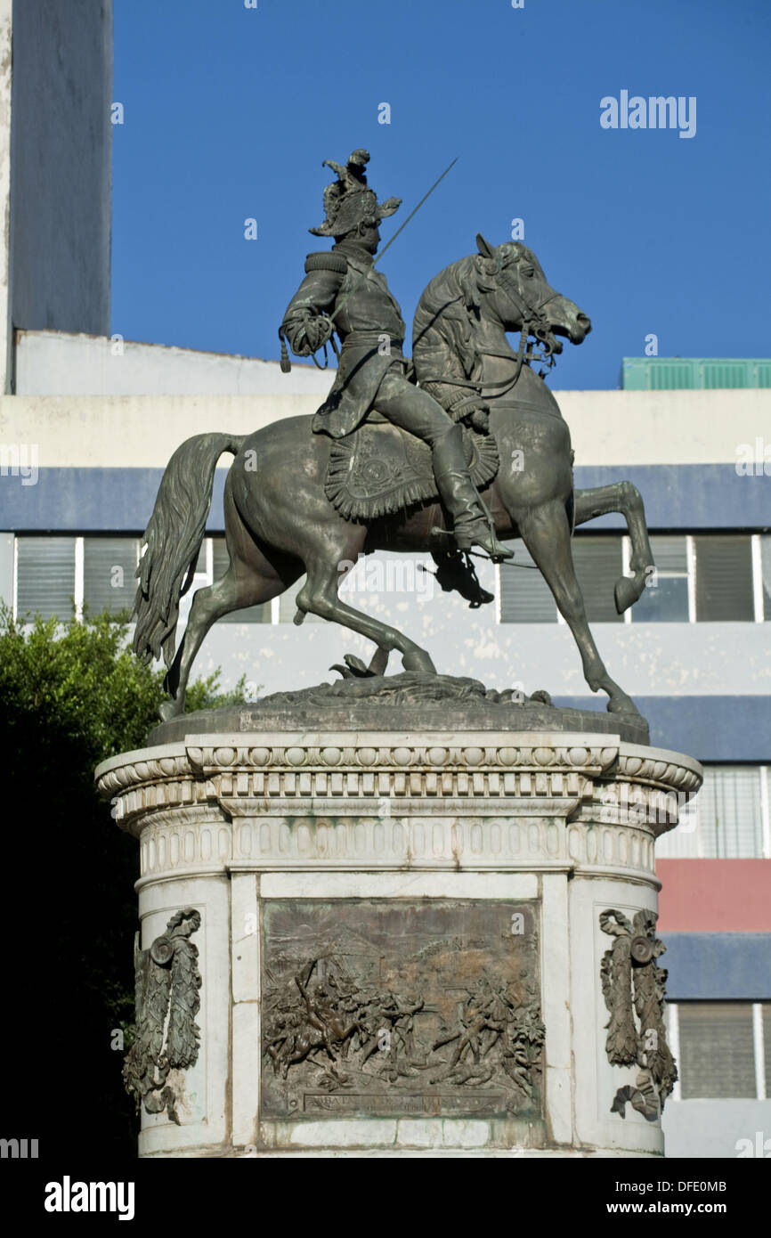 Statue francisco morazan tegucigalpa honduras hi-res stock photography ...