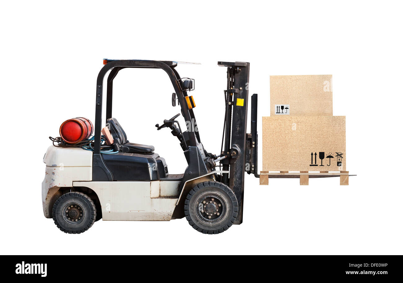 Cargo lift Cut Out Stock Images & Pictures - Alamy