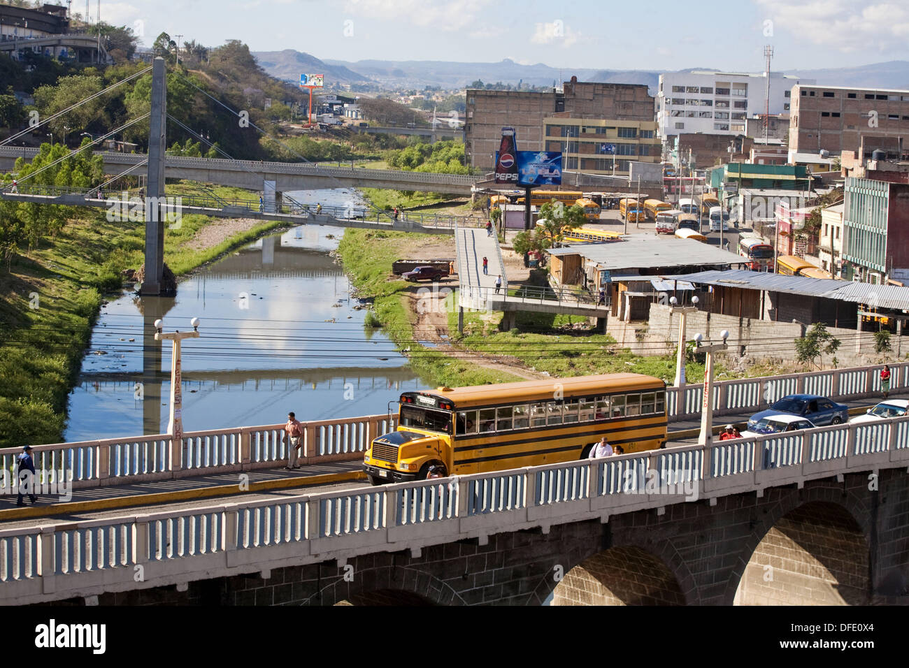 Bus Bridge Honduras High Resolution Stock Photography and Images - Alamy