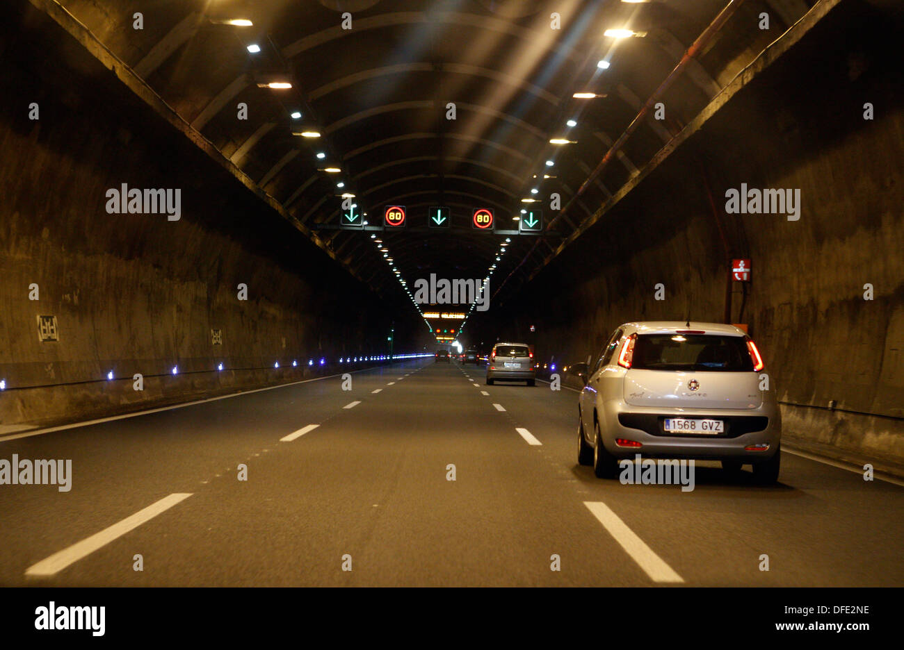 Driving on highway from tunnel hi-res stock photography and images - Alamy