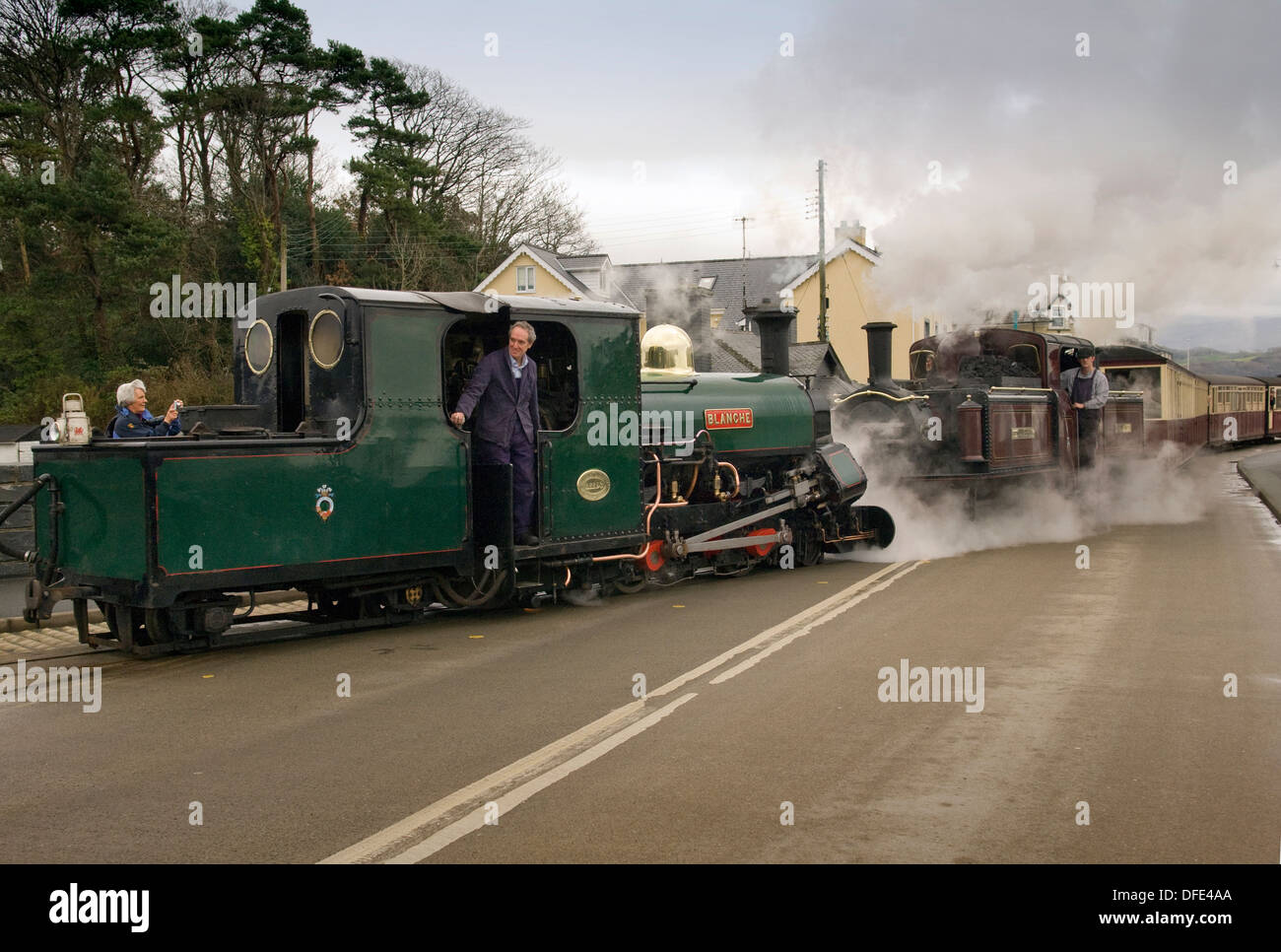 Welsh Highland Railway, a narrow gauge steam train that runs from ...
