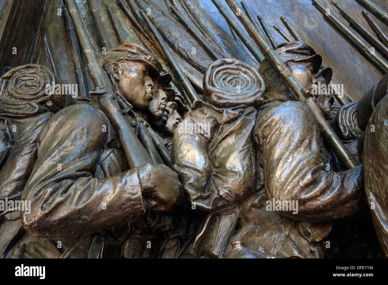 Robert gould shaw memorial hi-res stock photography and images - Alamy