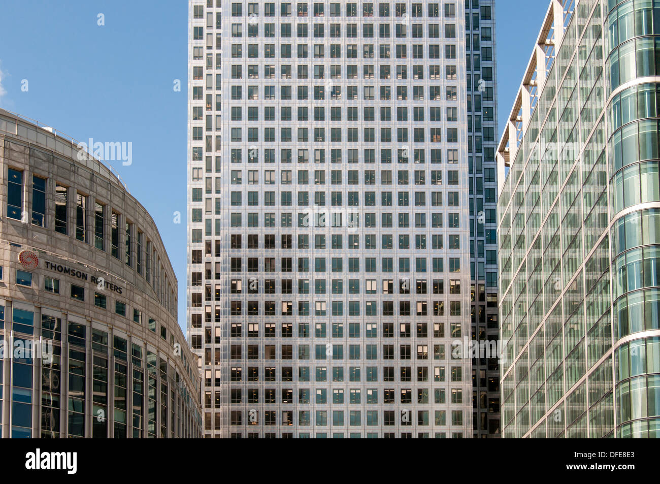 Canada Square, Canary Wharf, London, England, United Kingdom Stock ...