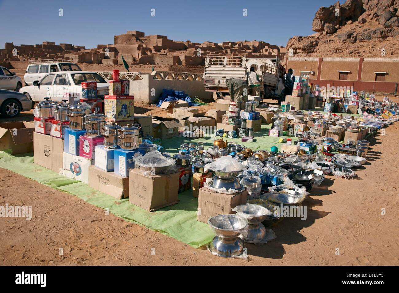 Old city at ghat oasis hi-res stock photography and images - Alamy