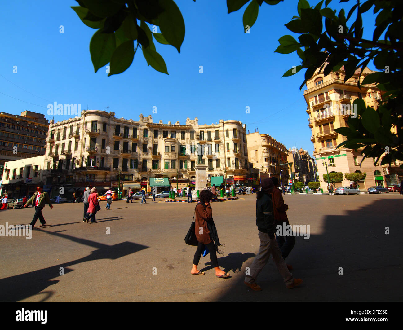 Talaat harb square hi-res stock photography and images - Alamy