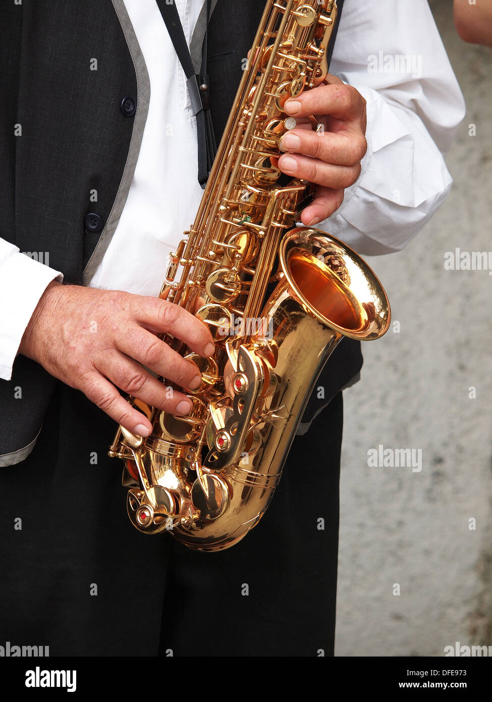 Sax child hi-res stock photography and images - Alamy