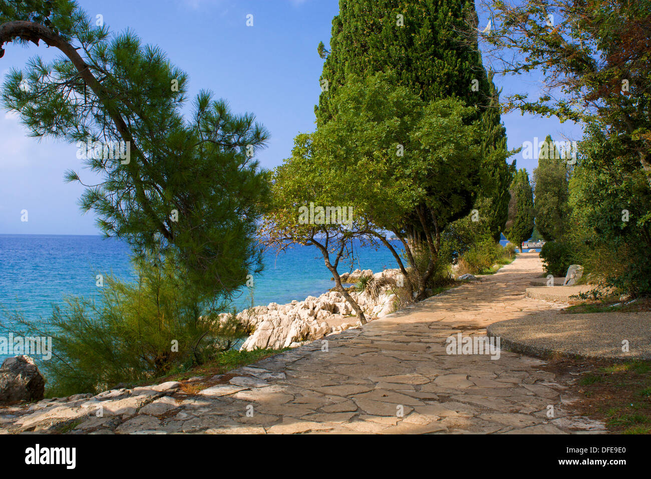 europe, croatia, kvarner gulf, krk island Stock Photo - Alamy
