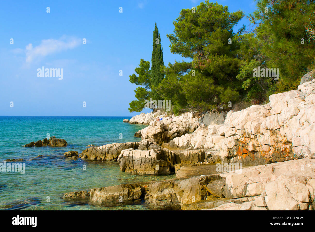 europe, croatia, kvarner gulf, krk island Stock Photo - Alamy