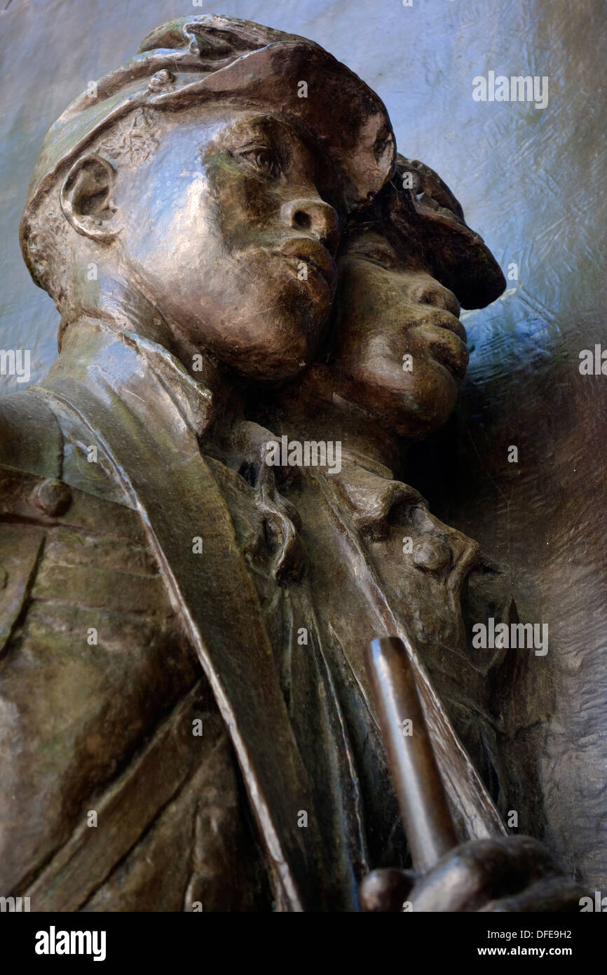 Robert Gould Shaw memorial and the Massachusetts 54th regiment Stock ...