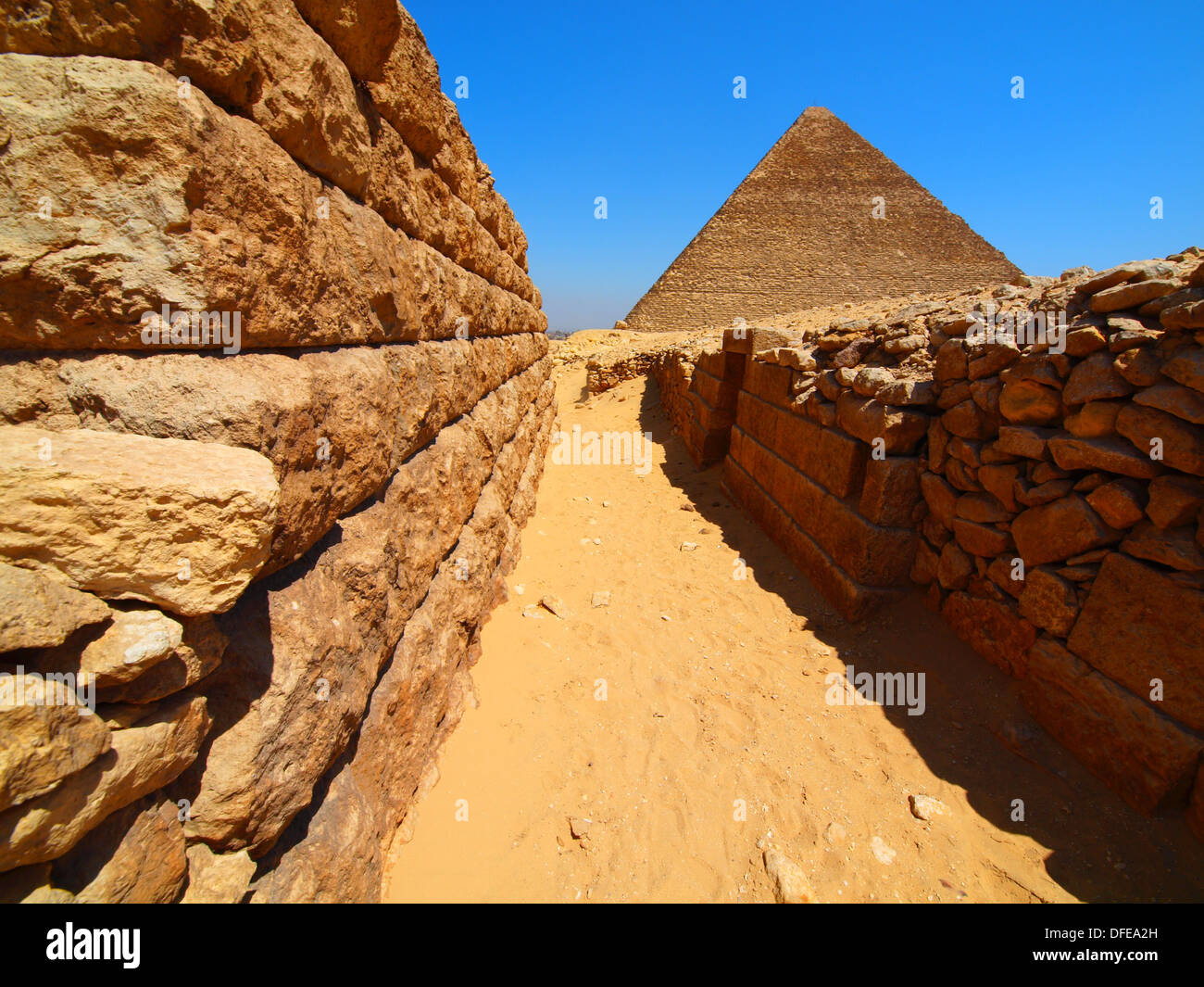 Keops pyramid. Giza. Cairo. Egypt Stock Photo - Alamy