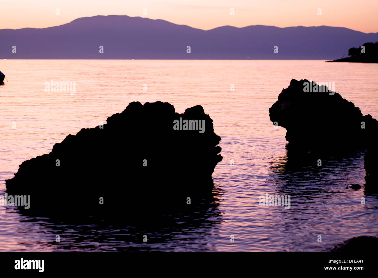 europe, croatia, kvarner gulf, krk island Stock Photo - Alamy