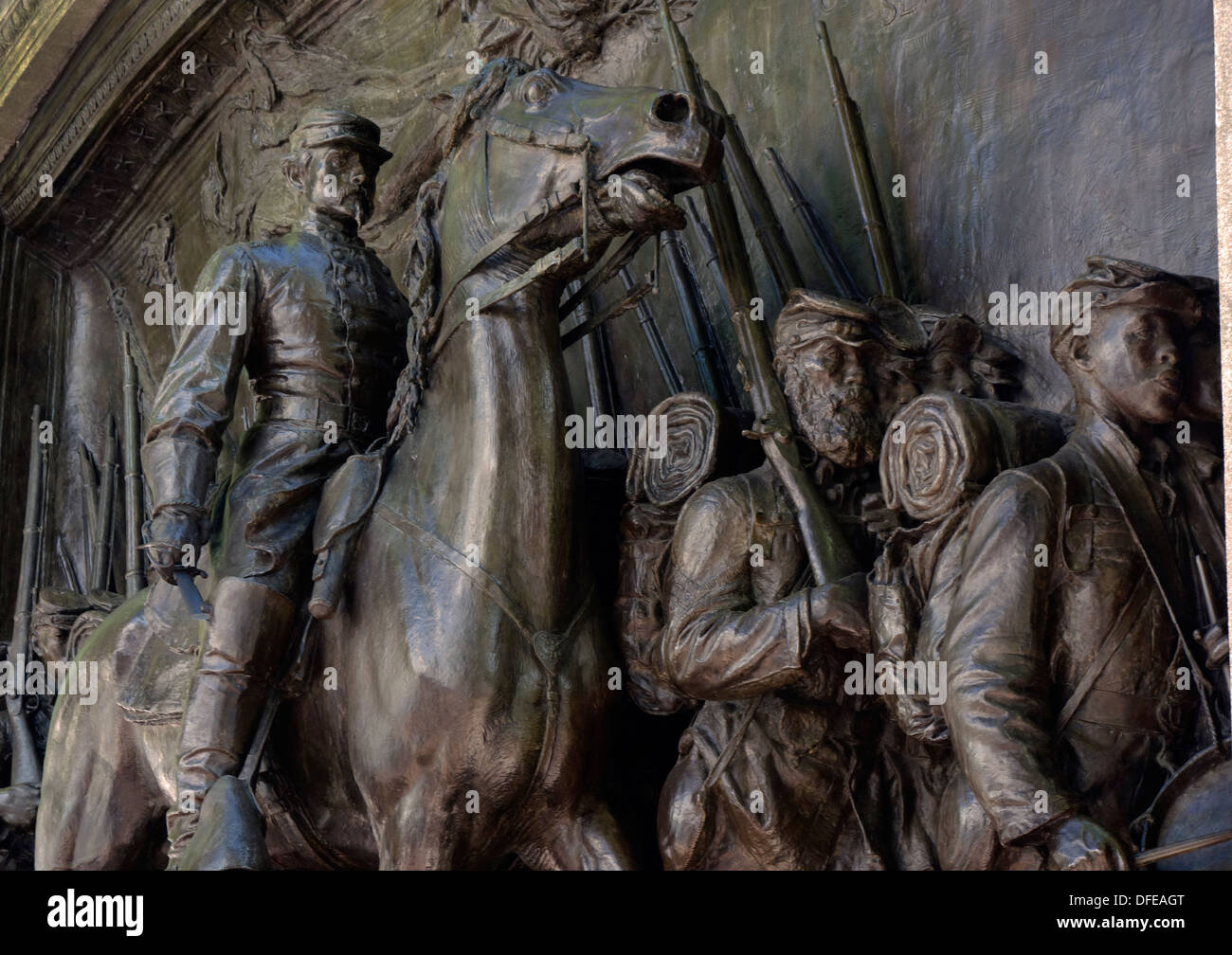 Robert gould shaw memorial hi-res stock photography and images - Alamy
