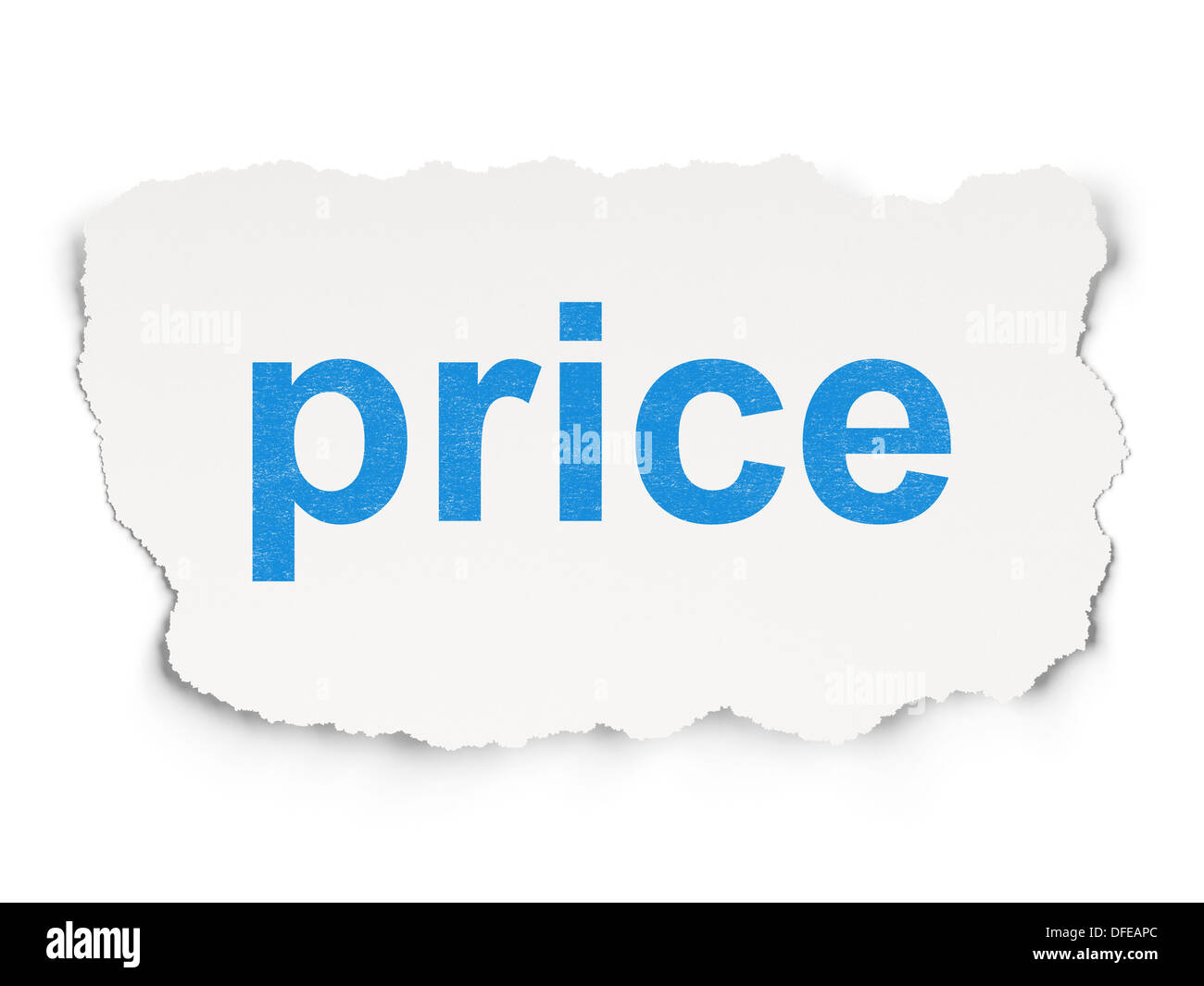 Advertising concept: Price Stock Photo - Alamy