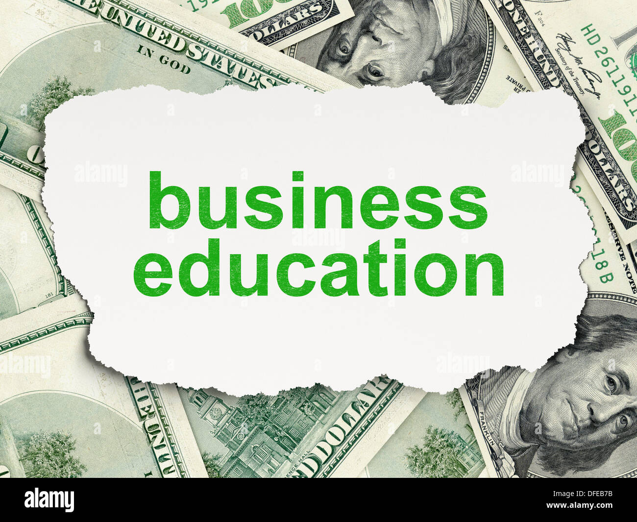 Education concept: Business Education Stock Photo - Alamy