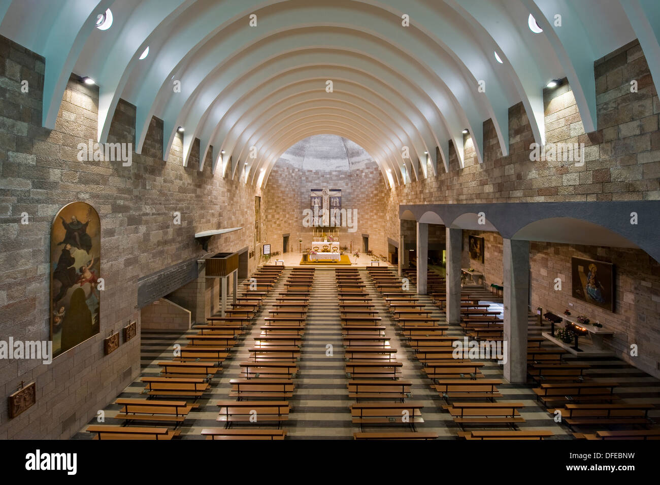 Italy, Veneto, Recoaro Terme, Chiesa Arcipretale di S. Antonio Abate ...