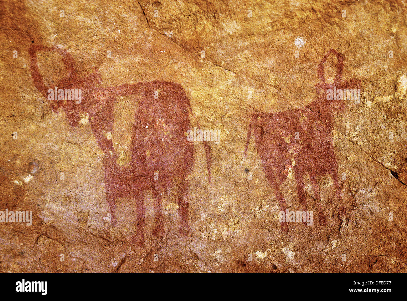 Ennedi cave painting hi-res stock photography and images - Alamy