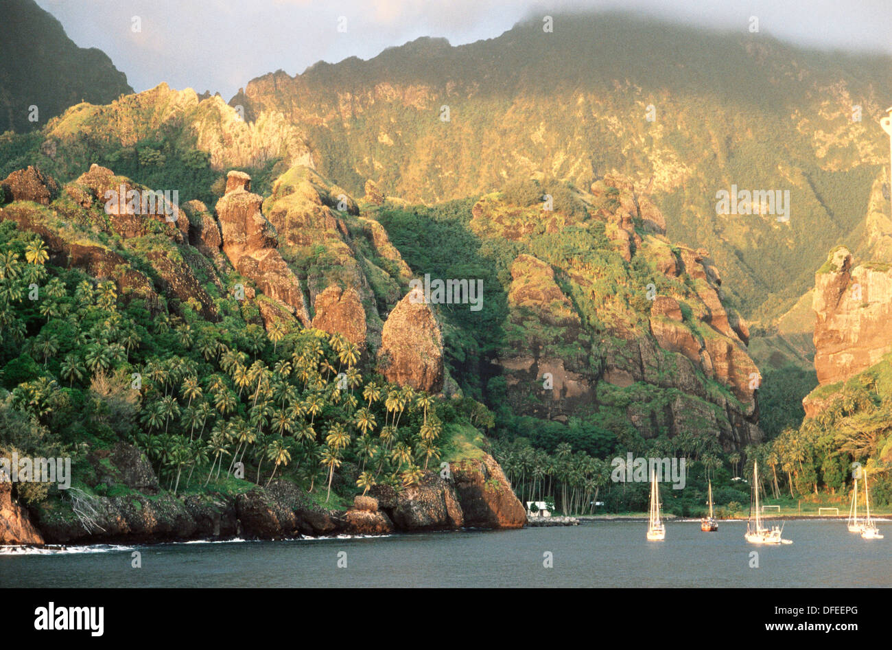 Bay of virgins and marquesas islands hi-res stock photography and ...