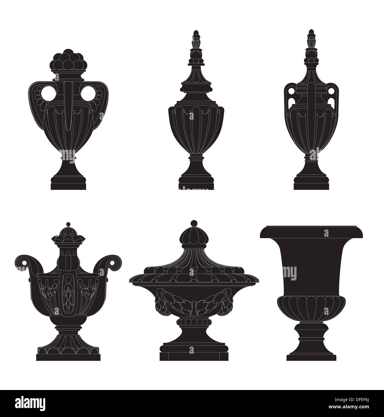 Classic urn planters hi-res stock photography and images - Alamy
