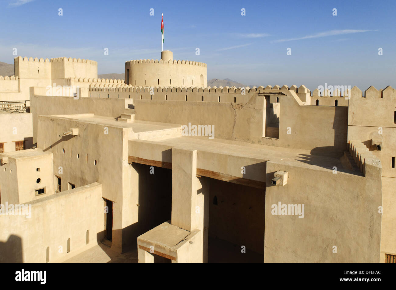 Rustaq fort oman tower hi-res stock photography and images - Alamy
