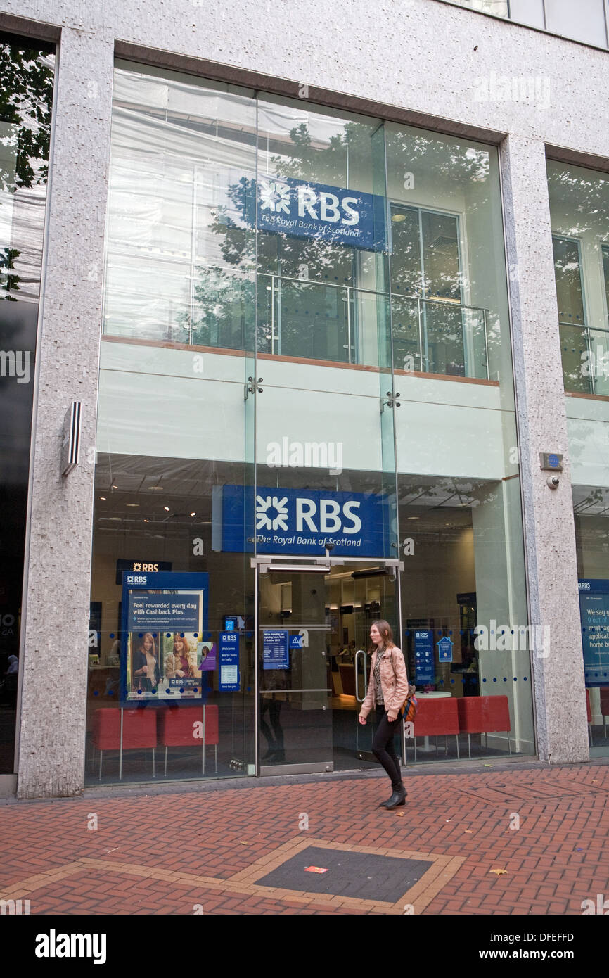 RBS Bank in Birmingham Stock Photo - Alamy