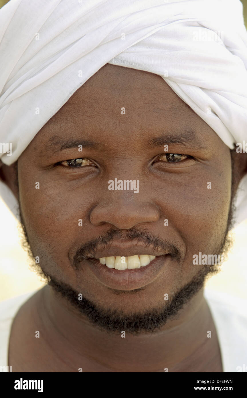 A muslim priest. The oasis of Sesibi. Sudan. Africa Stock Photo - Alamy