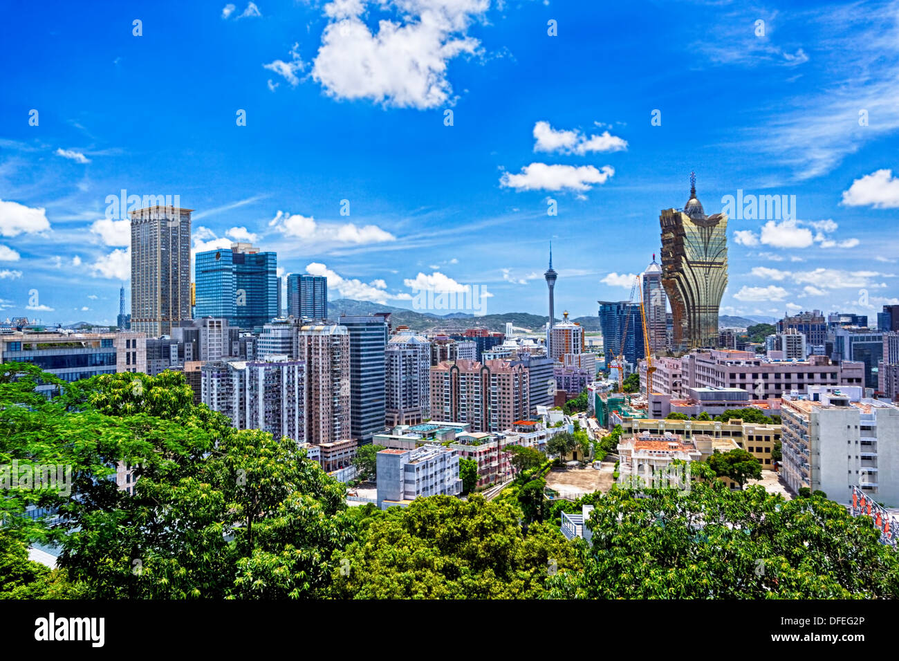 Macau skyline hi-res stock photography and images - Alamy