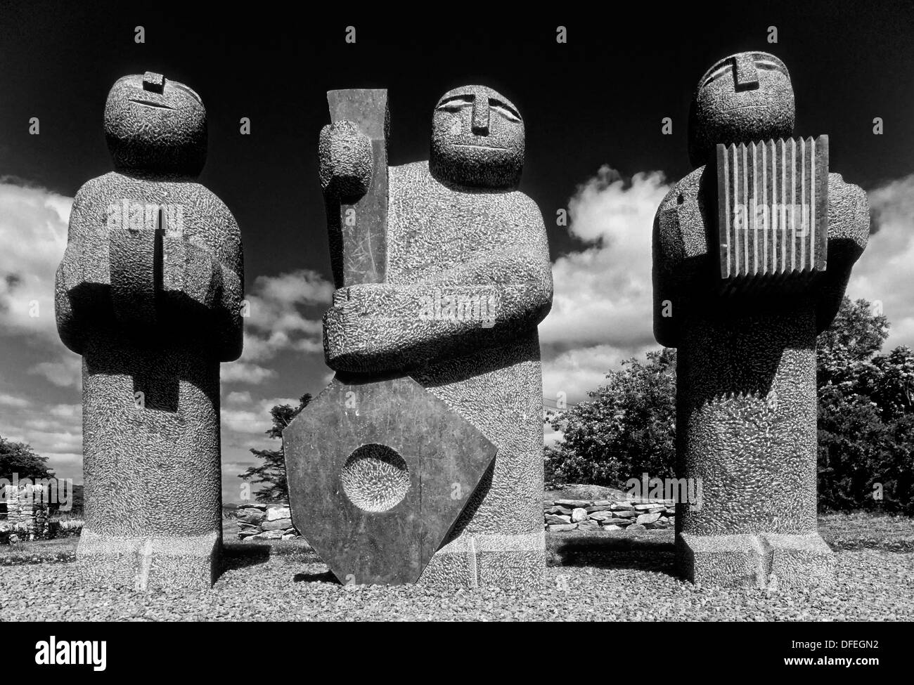 The Three Musicians Stock Photo - Alamy