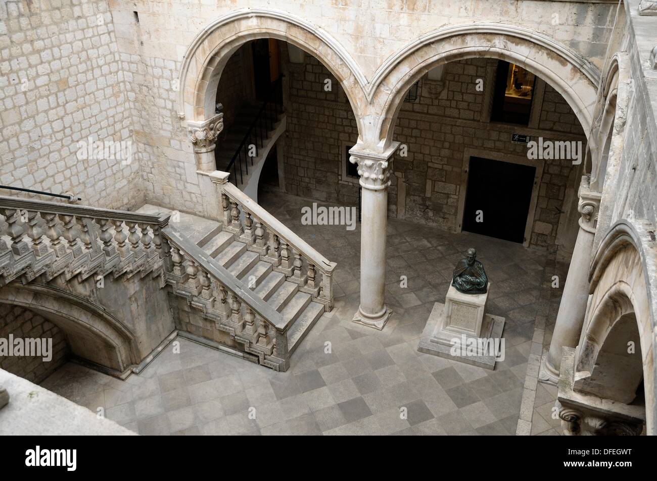 Sponza palace dubrovnik inside hi-res stock photography and images - Alamy