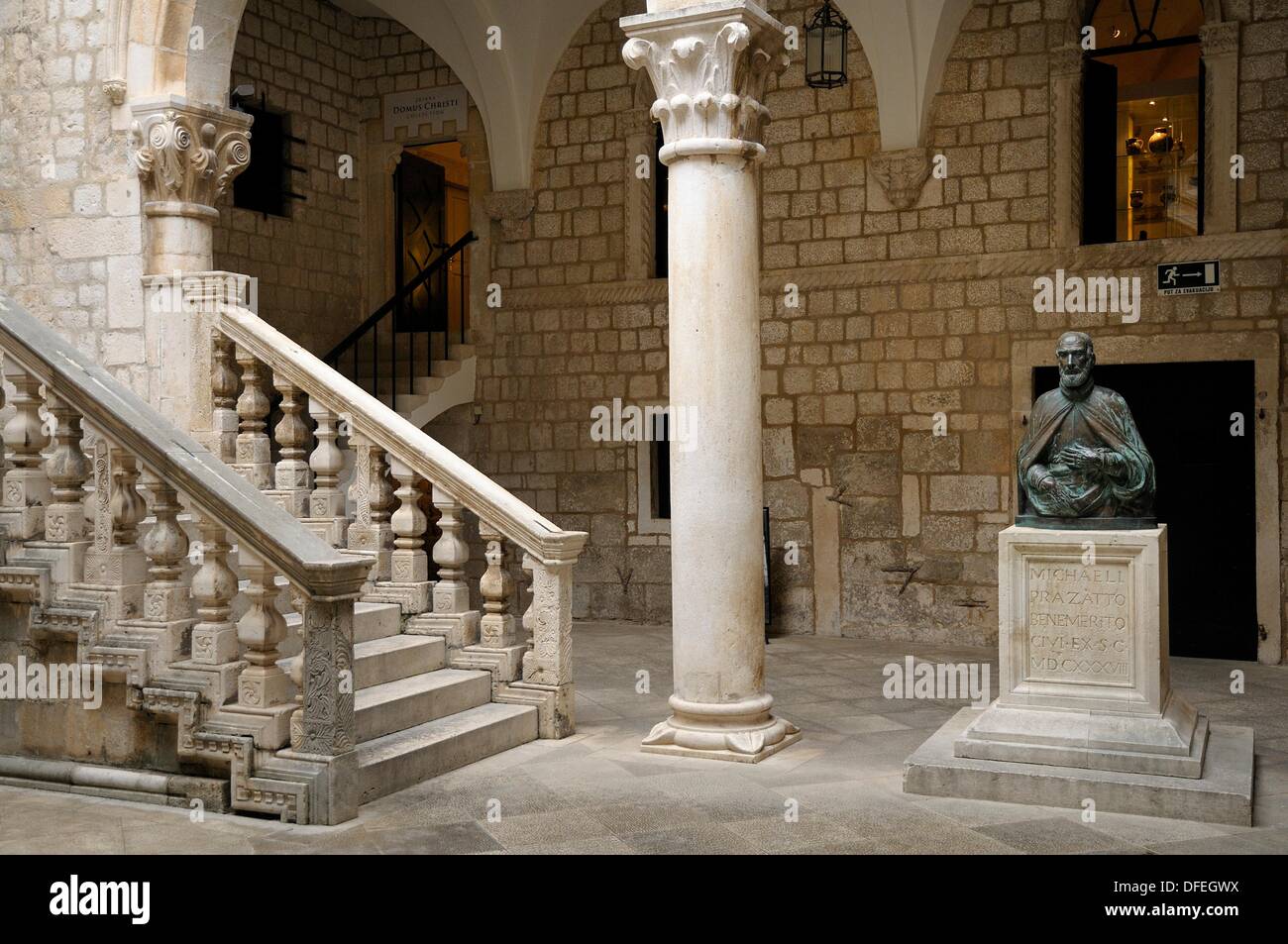 Sponza palace dubrovnik inside hi-res stock photography and images - Alamy