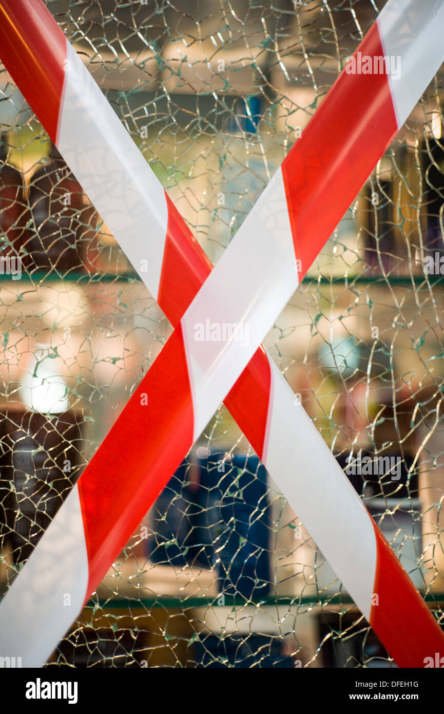 Broken barrier hi-res stock photography and images - Alamy