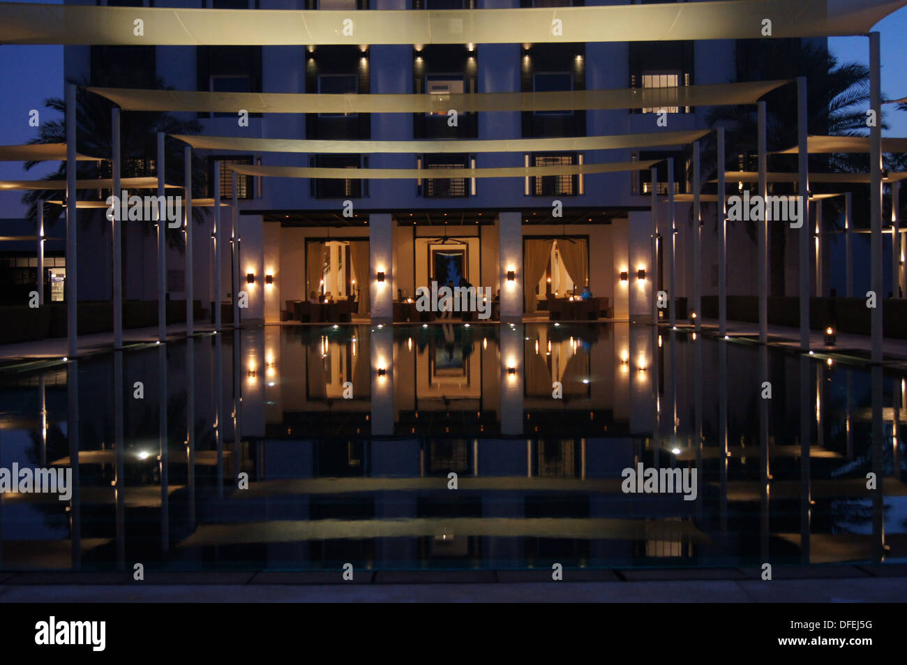 Serai pool at the Chedi Muscat, Oman Stock Photo - Alamy