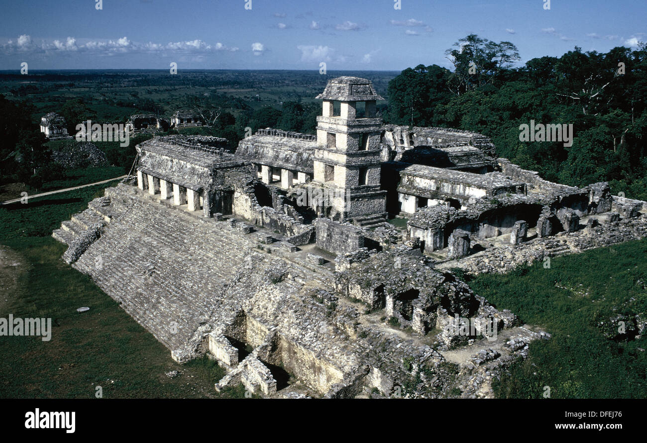 Palenque aerial view hi-res stock photography and images - Alamy