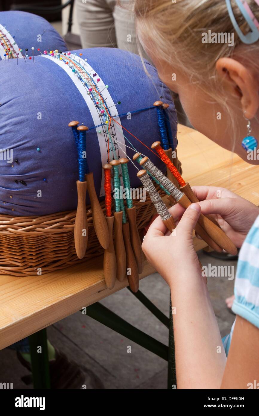 Hand Lacemaking High Resolution Stock Photography and Images - Alamy