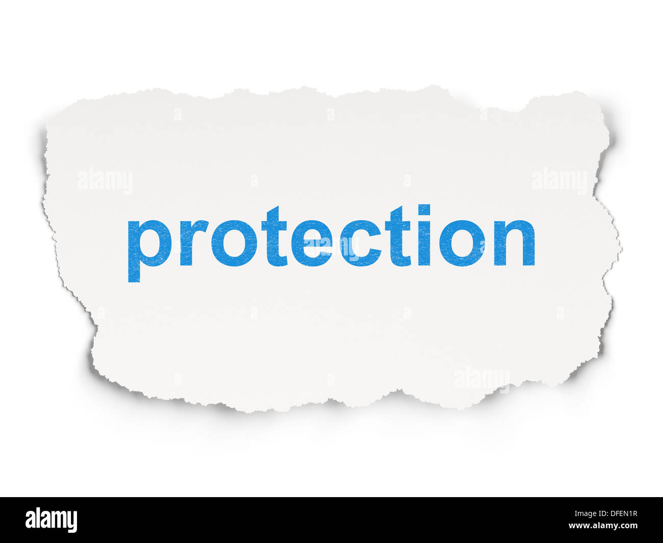 Security concept: Protection on Paper background Stock Photo - Alamy